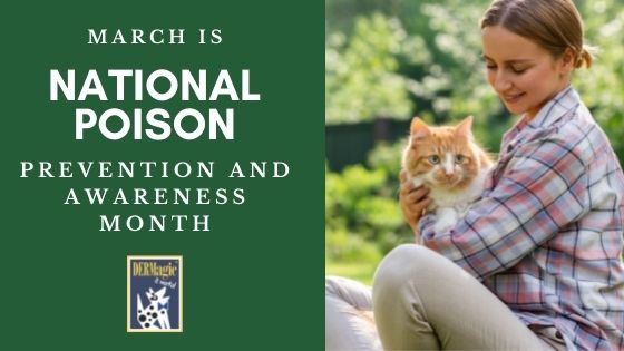 March is National Pet Poison Prevention & Awareness Month - DERMagic